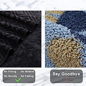 4 Pack Large Bath Towels Set 35"x70" Black Oversized Bath Sheet Chair Towels, 600 GSM Ultra Soft & Absorbent Towels for Bathroom, Quick Dry Towel for Gym Hotel Camp Pool