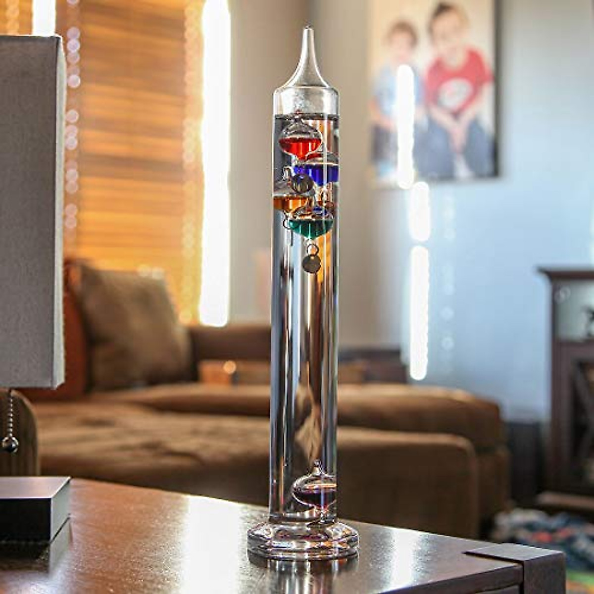Lily's Home 14" Galileo Glass Thermometer - Perfect Gift