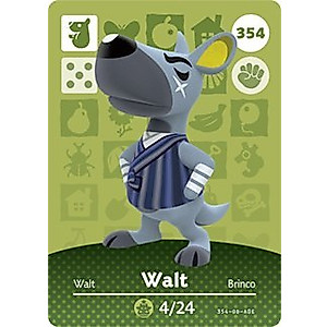 Walt - Nintendo Animal Crossing Happy Home Designer Series 4 Amiibo Card - 354