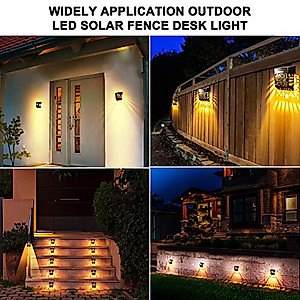 LOFTEK 16-inch LED Dimmable Floating Pool Lights Ball, Cordless Night Light with Remote（1P）+Solar Fence Lights Outdoor, Solar Wall Deck Lights Led Garden Decorative Lighting （4P）
