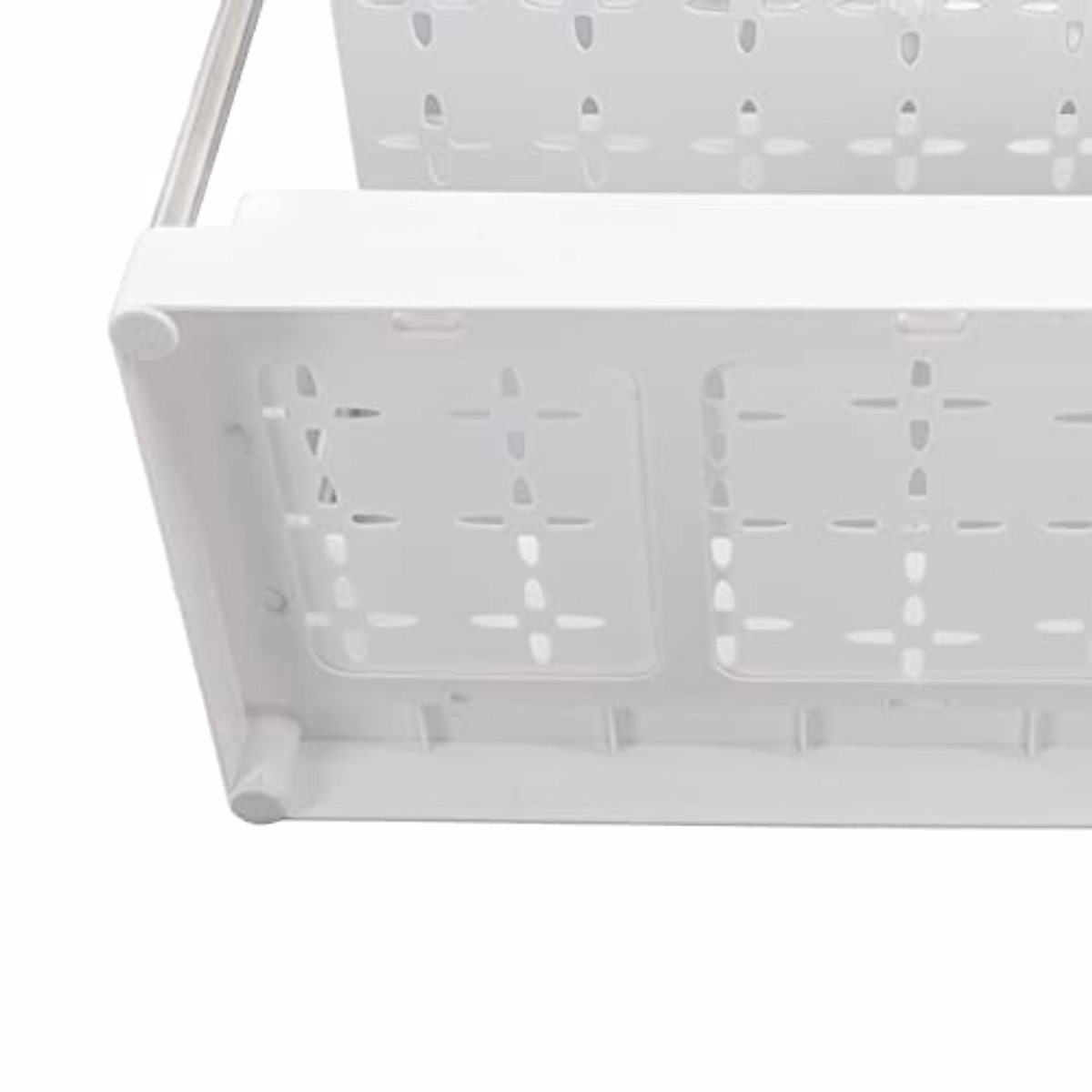 Otufan Under Sink Countertop Organizer, Abs Pull-Out Single-Layer Under Sink Countertop Organizer Storage Organizer for Kitchen Bathroom Cosmetic Storage(#2)