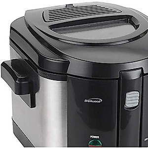 Brentwood Electric Appliances DF-720 8-Cup Deep Fryer, Silver