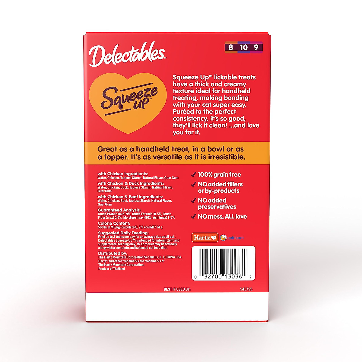 Delectables Squeeze Up Non-Seafood Variety Pack Lickable Cat Treat, 20 Count (Pack of 1)