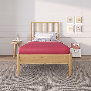 NapQueen 5 Inch, Twin Mattress, Memory Foam Pink Mattress - Medium Feel - CertiPUR-US Certified - Twin Bed Mattress in a Box, Breathable Soft Fabric Cover