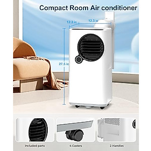 CACULE Utor-RKY20(R)-N4-3 Portable Air Conditioner, White