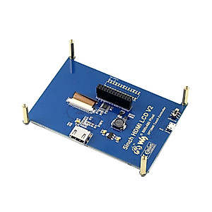 waveshare for Raspberry Pi 5 inch Resistive TFT Touch Screen 800x480 TFT LCD Display Touchscreen HDMI Module Kit Direct-Connect with Raspberry Pi 3 Model B B+, 2 Model B, 1 Model A A+