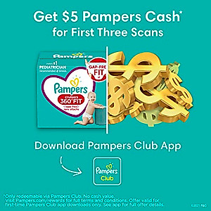 Diapers Size 6, 104 Count - Pampers Pull On Cruisers 360° Fit Disposable Baby Diapers with Stretchy Waistband, (Packaging & Prints May Vary)