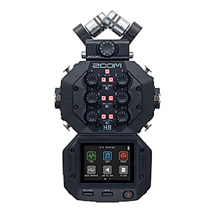 Zoom Q8n-4k Handy Video Recorder, 4k UHD Video, Stereo Microphones Plus Two XLR Inputs & H8 12-Track Portable Recorder, Stereo Microphones, 6 Inputs, Touchscreen Interface, USB Audio Interface