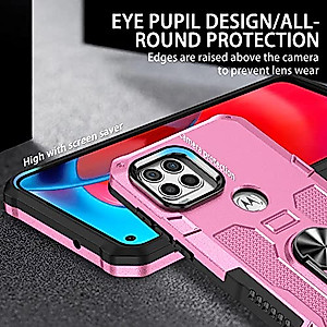 Mobile Phone Case Bag Full Protective Case for Infinix Smart5 Case,Heavy Duty Hybrid Shockproof Protective Case with [360° Rotatable Kickstand] TPU Bumper Drop Protective Covers Back Cover Case