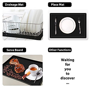 Extra Thick Foldable Cutting Board with Lip, Flexible Plastic Cutting Board Mats for Kitchen, Black Cutting Boards for Meat, Nonslip Cutting Mats, BPA Free, Dishwasher Safe, Set of 3