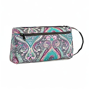 Pacmaxi Yarn Storage Knitting Organizer Carrying Yarn Holder Lightweight Yarn Storage Bag Portable Knitting Organizer for Cotton Yarns, Crochet Hooks, Knitting Needles(Up to 10 Inch)(Bag Only) (Blue)