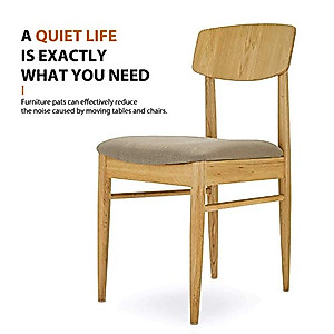 Furniture Pads 300 Pack Premium Furniture Felt Pads (Beige), Huge Quantity Self Adhesive Felt Pads, Anti Scratch Floor Protector for Furniture Legs Hardwood Floor with 60 Cabinet Door Bumpers