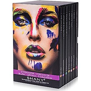 SHANY The Masterpiece 7 Layers All In One Makeup Set with Foundation Palette, Blush Palette, Lip-gloss Lipstick Palette, Eyeshadow Palette - "Original"
