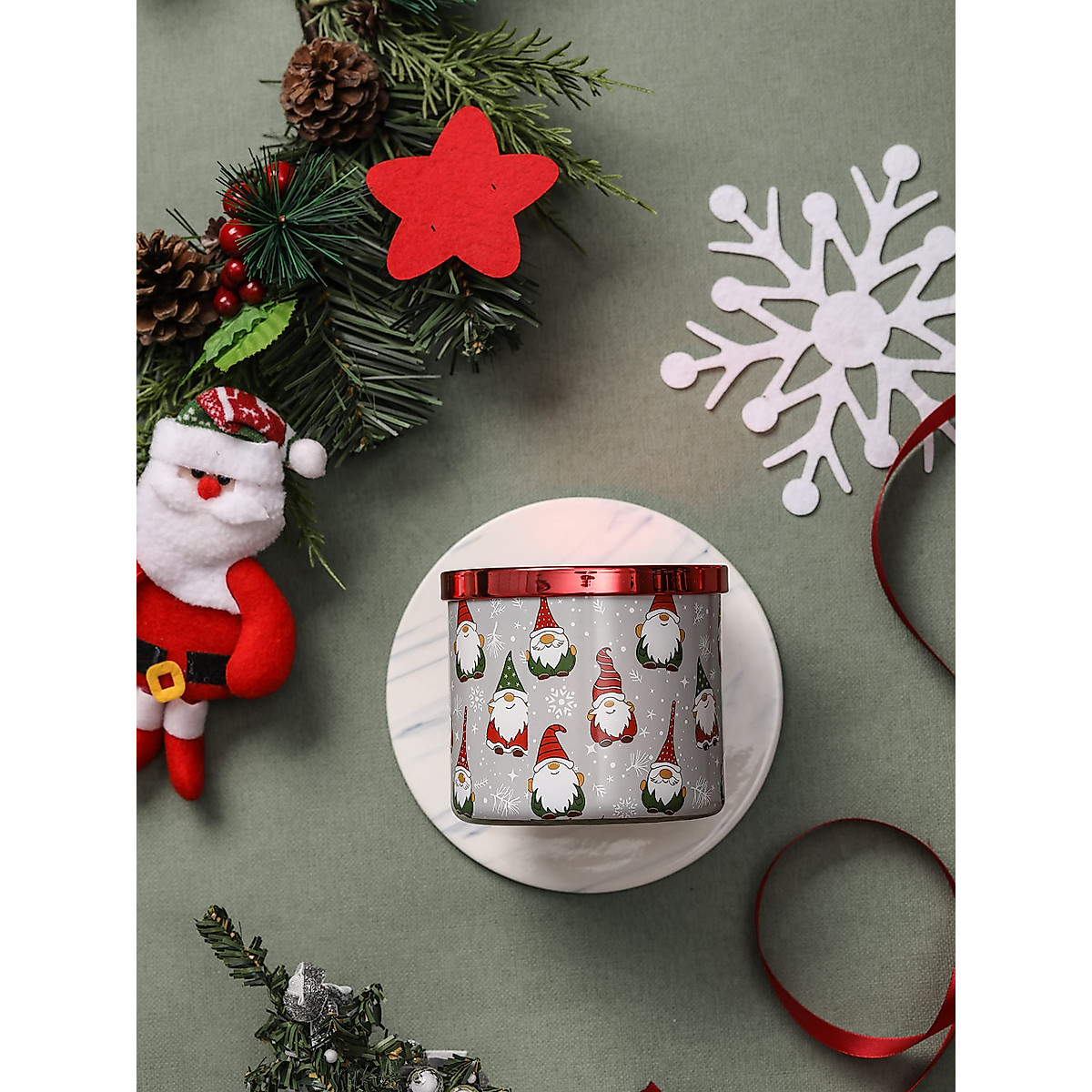 Christmas Candle, Xmas Cookies Scented Candle, Large 3 Wicks, 14 oz