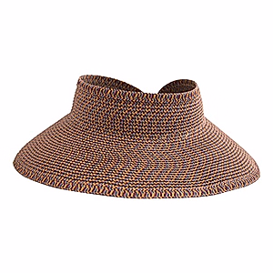 San Diego Hat Company's Signature Women's Ultrabraid Large Brim Visor