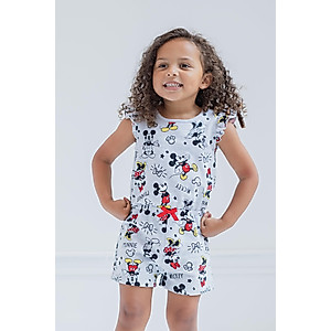 Disney Minnie Mouse Mickey Mouse Infant Baby Girls Sleeveless Romper Gray 18 Months