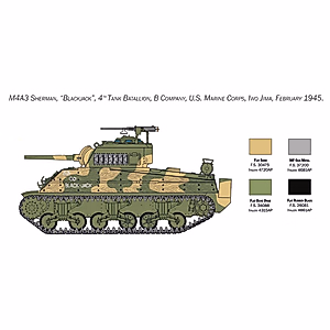 Italeri -M4A2 Sherman US Marine Body 1/35, I6583