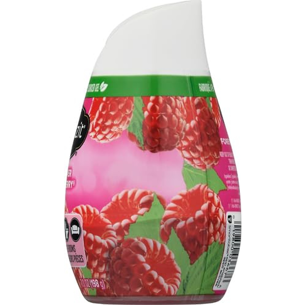 Renuzit Adjustable Solid Gel Air Freshener Cone, Forever Raspberry, Nonstop Freshness, 7 Ounces, 1 Cone