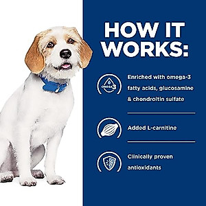 Hill's Prescription Diet j/d Joint Care Small Bites Chicken Flavor Dry Dog Food, Veterinary Diet, 8.5 lb. Bag