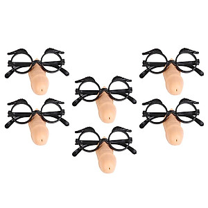 Colcolo 6X Toys Male Penis Nose with Eye Glasses Hen Party Supply