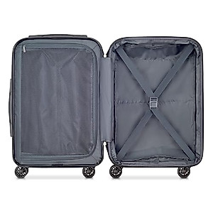 DELSEY Paris Helium Aero Hardside Expandable Luggage with Spinner Wheels, Titanium, Carry-On 19 Inch