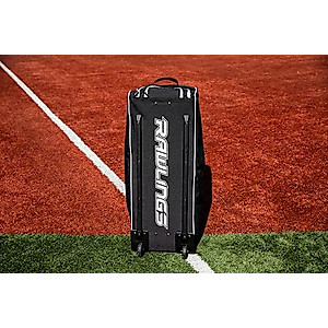 Rawlings | YADI Wheeled Catcher's Bag | Yadier Molina Model | Baseball/Softball | Black