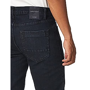 Nautica Men's 5 Pocket Slim Fit Stretch Jean, Pure Dark Pacific Wash, 40W 34L