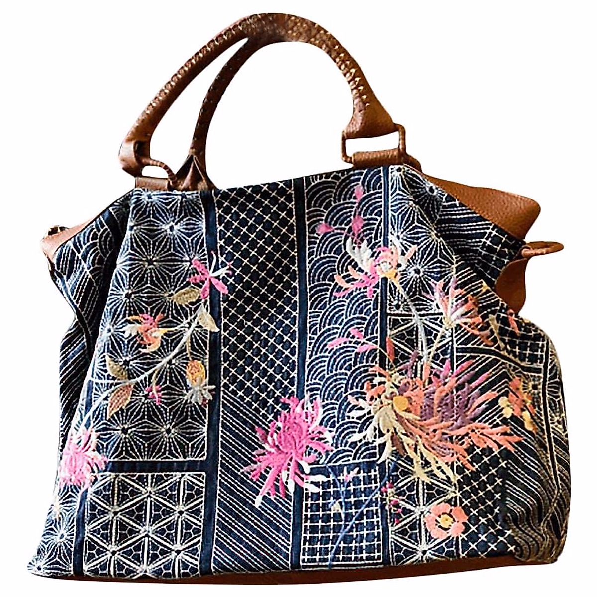 3J Workshop by Johnny Was Women's Embroidered Duffle Bag, Multi, OS