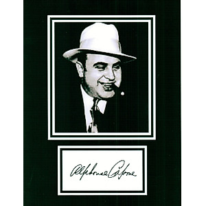 Kirkland Signature Al Capone, notorious Chicago Gangster 8 X 10 Photo Autograph on Glossy Photo Paper