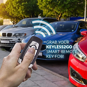 Keyless2Go Replacement for 5 Button Proximity Smart Key for Ford M3N-A2C931426 164-R8149