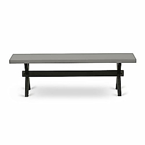 East West Furniture Dining Bench, 72 x 15 x 18, XB677