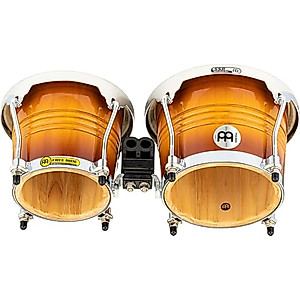 Meinl Percussion FWB200GAB Free Ride Series Wood Bongos, Gold Amber Sunburst Finish