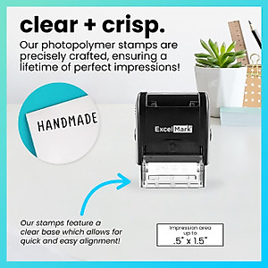 One Line Custom Rubber Stamp (Small)