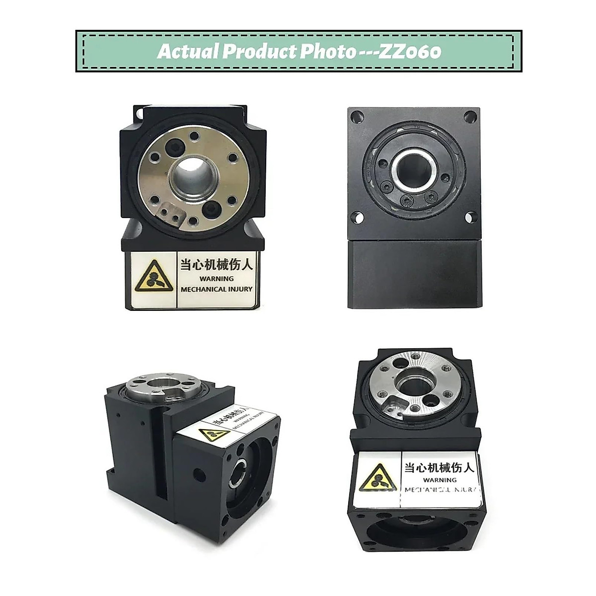 KACOME High Load Rounders Hollow Rotary Table Reducers Motorized Rotary Table Indexing Plate Replacements DD Motorized Cam Dividers(60 Table-20kg Load,14mm Input)