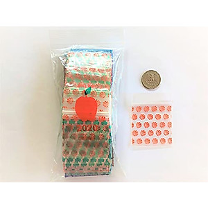Apple Brand Bags 2020 Original Apple Brand Zip Top Baggies Mix 26 Designs 104 bags 2.0 inch x 2.0 inch