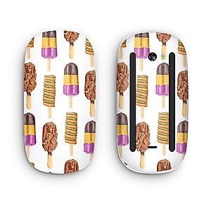 Design Skinz Yummy Galore Ice Cream Treats Vinyl Decal Compatible with The Apple Magic Mouse 2 (Wireless, Rechargable) with Multi-Touch Surface