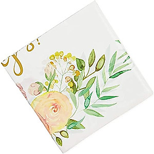 Juvale She Said Yes Table Covers for Bridal Showers (54 x 108 in., 3 Pack)