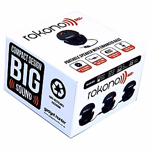 Rokono BASS+ Mini Speaker for iPhone / iPad / iPod / MP3 Player / Laptop - Black