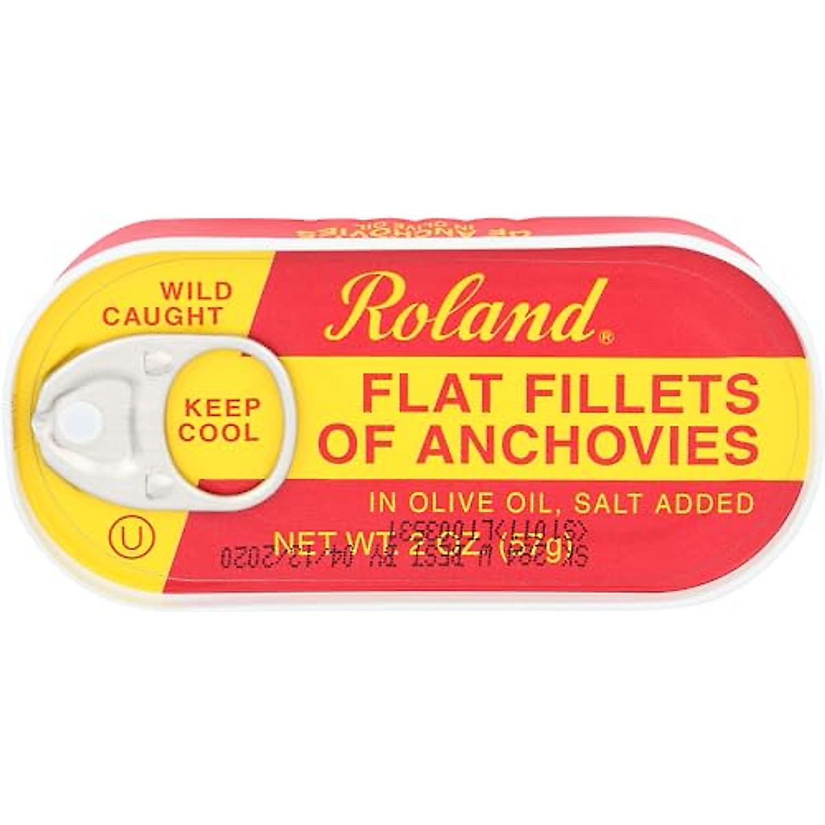 Roland Anchovies, Flat In Olive Oil, 2 oz