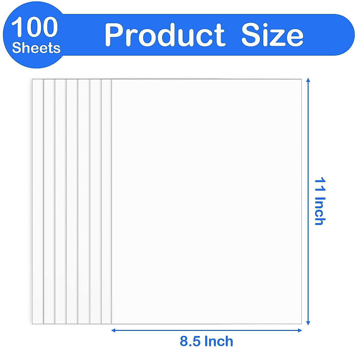 White Cardstock，40 Sheets Heavy Cardstock, 8.5" x 11" Thick Printable Cardstock, 75 lb /200gsm Cardstock Paper for Invitations, Business Cards, Postcards, Crafts, Art, Wedding, DIY Cards