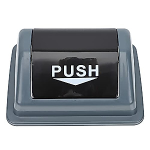 Zerodeko Trash Bin Heavy Duty Swing Set Trash Can Lid Garbage Can Lid Waste Container Lid Recycling Swing Lid Replacement for Home Outdoor Trash Can 20L Grey Garbage Pail Sink Accessories