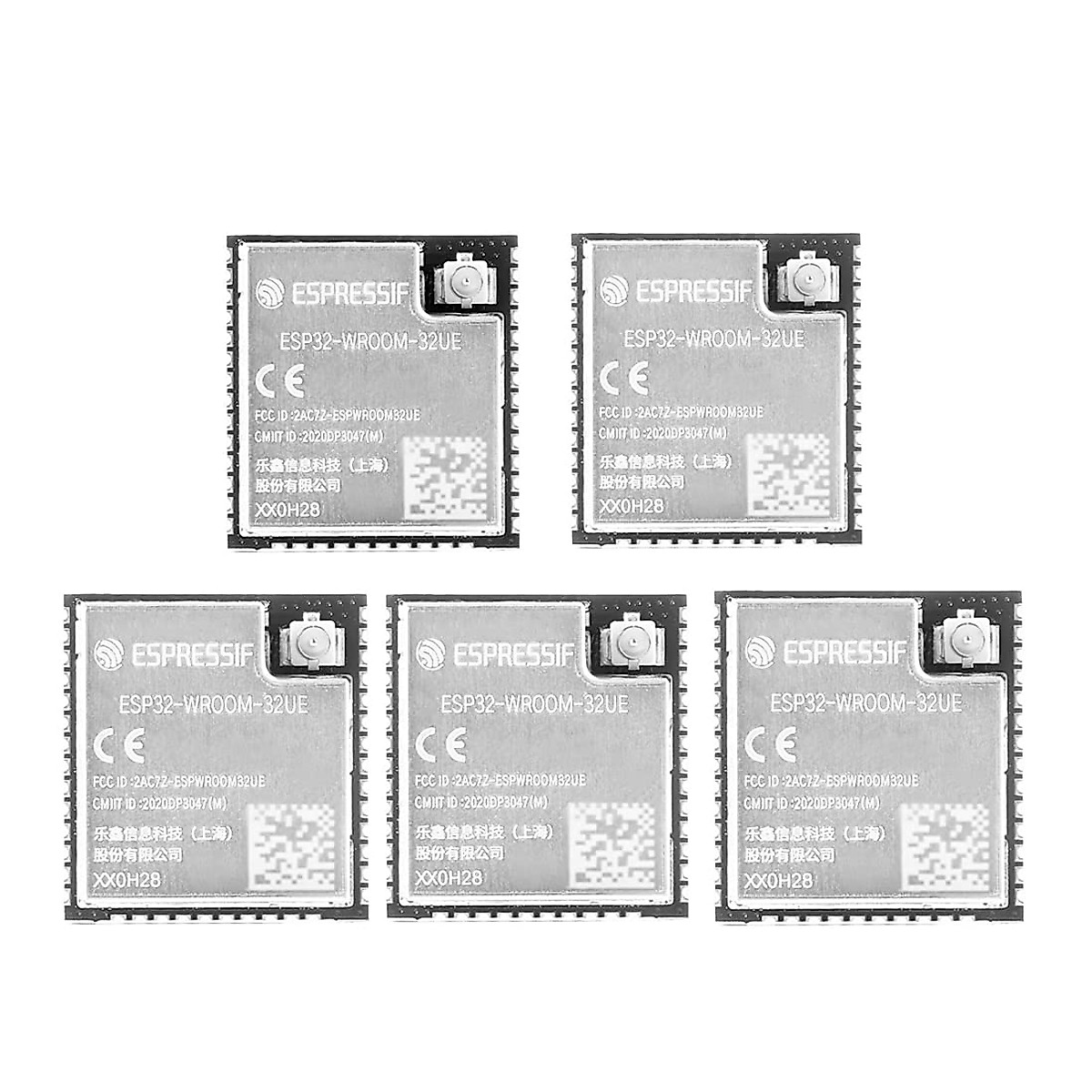 ESP-WROOM-32UE 4GHz 4M 8M 16M IPEX Antenna Bluetooth and WiFi Low Power Module ESP32UE (ESP-32UE 16M X 5 PCS)