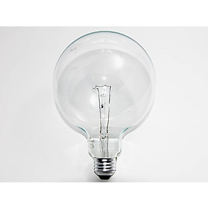Philips 60w 120v G40 DuraMax Clear E26 Decorative Incandescent Light Bulb