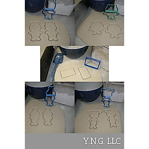 INSPIRED BY MONSTERS INC CARTOON MOVIE THEME CHARACTERS SET OF 5 COOKIE CUTTERS MADE IN USA PR1411