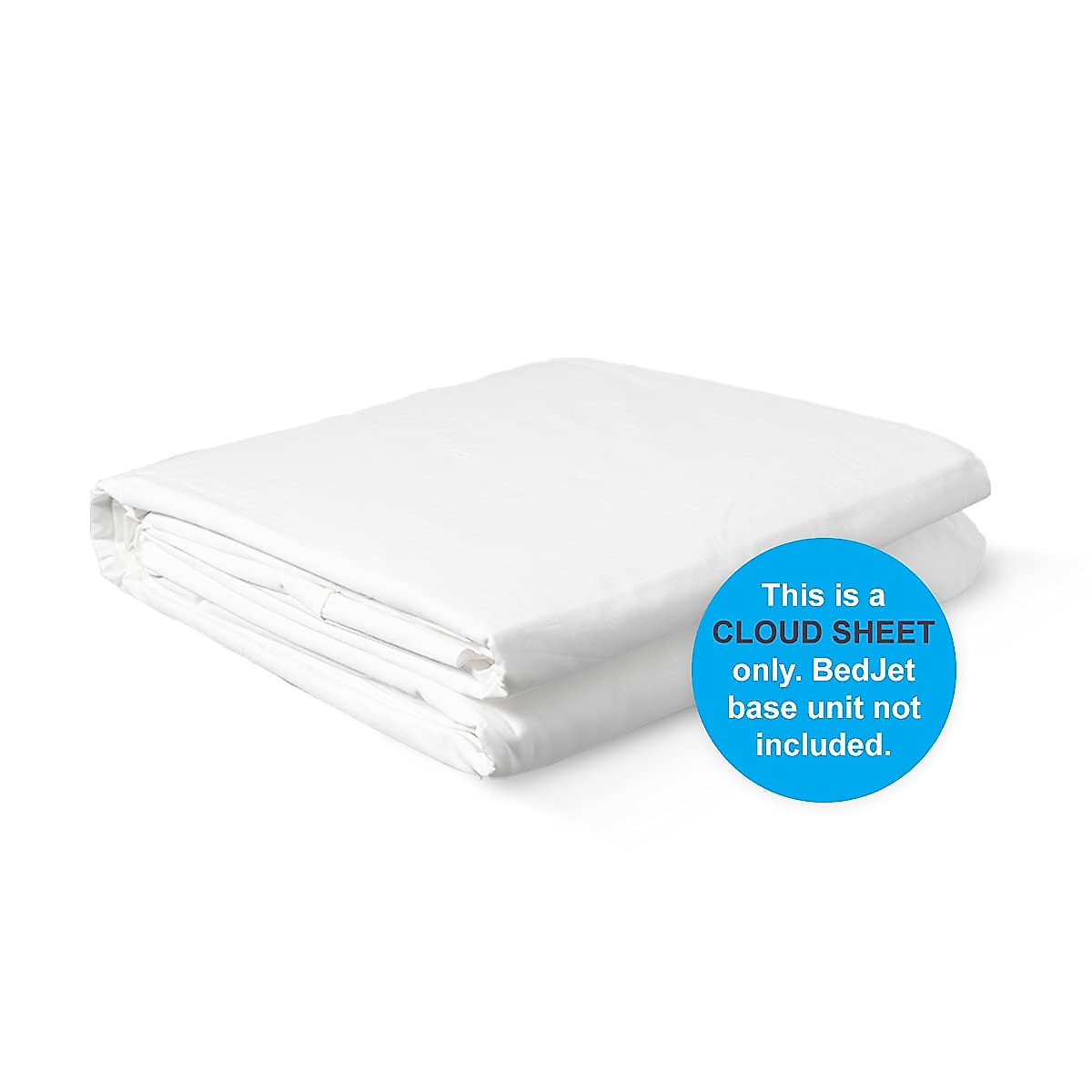 BedJet Cloud Sheet - Dual Zone King (Cooling, Heating & Climate Control just for Your Bed) White