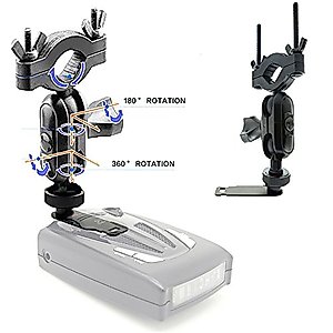 AccessoryBasics Car Rearview Mirror Radar Detector Mount Holder for Whistler Radar Detector (CR Series & All XTR). Require at Least 1" Clear Stem Space to Install!