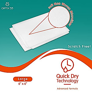 Screen & Electronic Cleaning Wipes | Pre-Moistened Individual Wrapped (6" x 6") TV Screen Cleaner, Computer Monitor, Laptop, Lens Wipes (100 Pack)