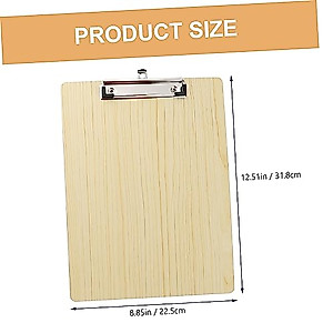 Tofficu 8 pcs Folder Board Pencils Plastic File folders Plastic clipboards a4 File Clip Folder foldgers Clip Boards 8.5x11 Low Wooden Pencil Sketch Hand Support Exam Paper Clips