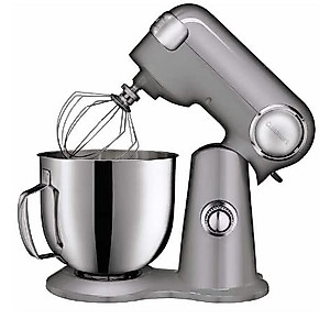 Cuisinart Precision Master Pro 6.5-QT Stand Mixer.600-watt 12 Speed Motor.59-point Planetary Mixing Action.Silver. (CSM-130BCPC)