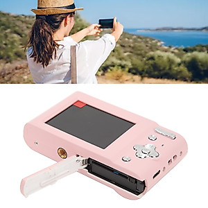 Compact Digital Camera 44MP 1080PHD Smart 16x Zoom, Easy to Operate, HD Screen, Automatic Focus, Portable for Students